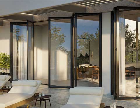 Exterior Bi-fold Doors - North View Canada